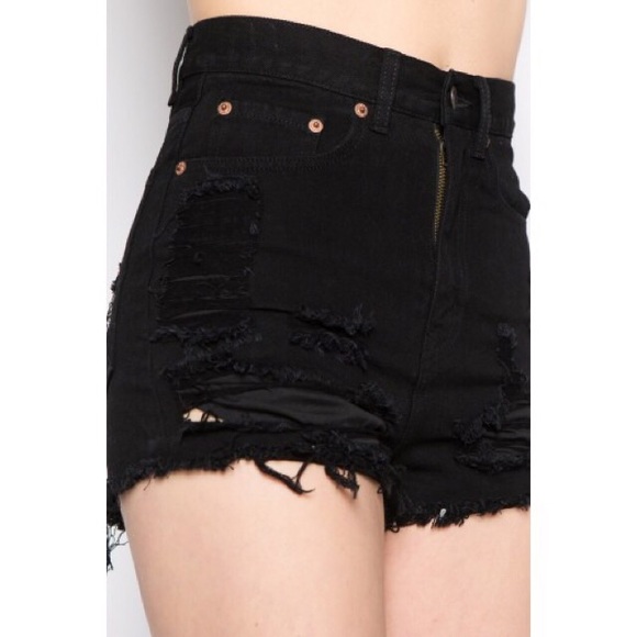 Shorts | Distressed High Rise Denim Shorts | Poshmark